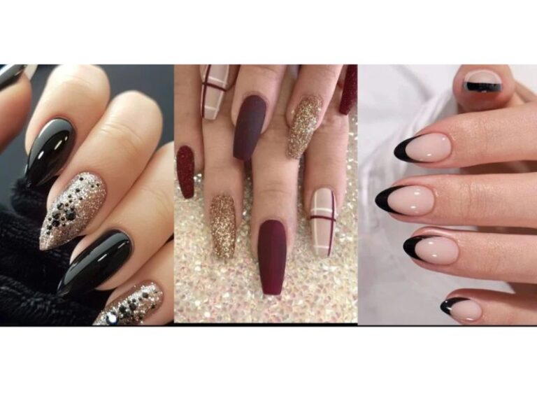 Formal Nails for Black Dress - Women Fashion